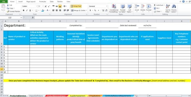 Free Project Task List Template (Excel, Word, PDF) - Excel TMP