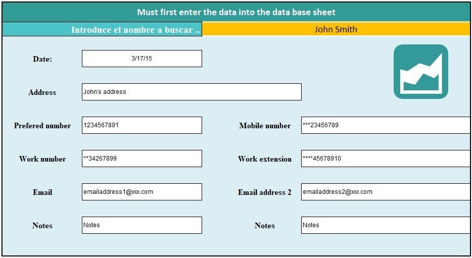 Professional Business Contact List Template Excel And Word Excel TMP Professional Business Contact List Template Excel And Word Excel TMP