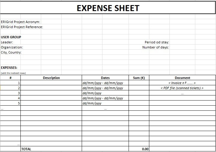 Free Printable Business Expense Sheet Excelxo Com Riset